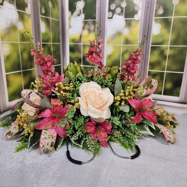 Headstone Flowers - Etsy