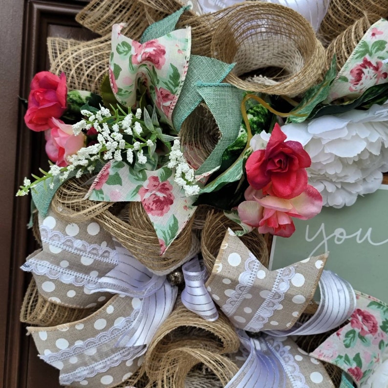 Rustic Wedding Wreath Country Wedding Wreath Wedding Gift - Etsy