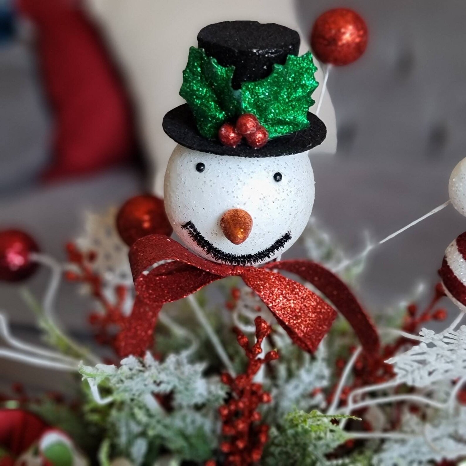 Snowman Gift Box Snowman Table Decor Holiday Gift Box | Etsy