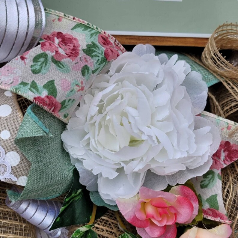 Rustic Wedding Wreath, Country Wedding Wreath, Wedding Gift, Wedding ...