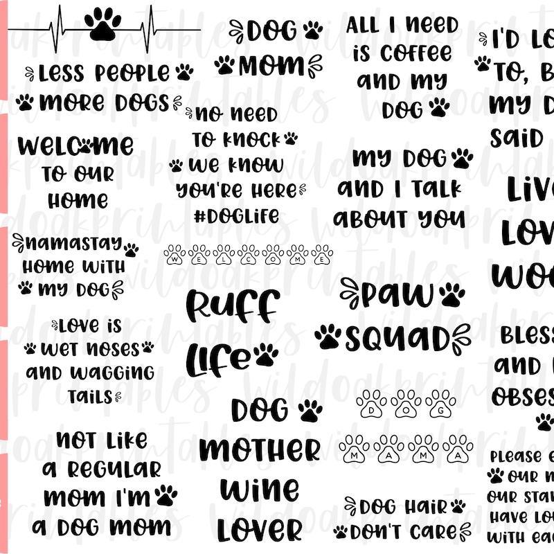 Funny Dog Svg - Etsy