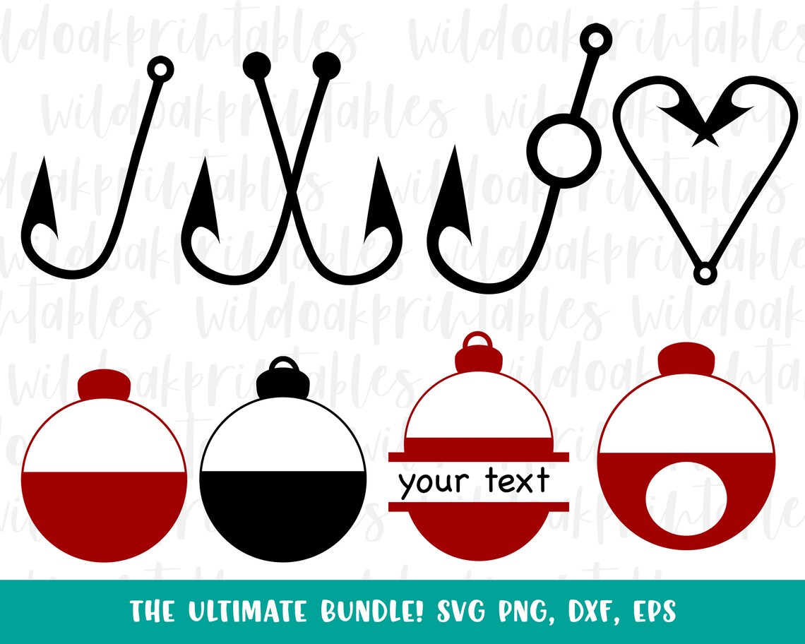 Fishing Bobbers Svg, Bobbers Svg, Fishing Svg, Fishing Hook Svgs ...