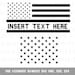 Blank American Flag Insert Text Svg, Flag Svg, Police Svg, Fire Svg ...