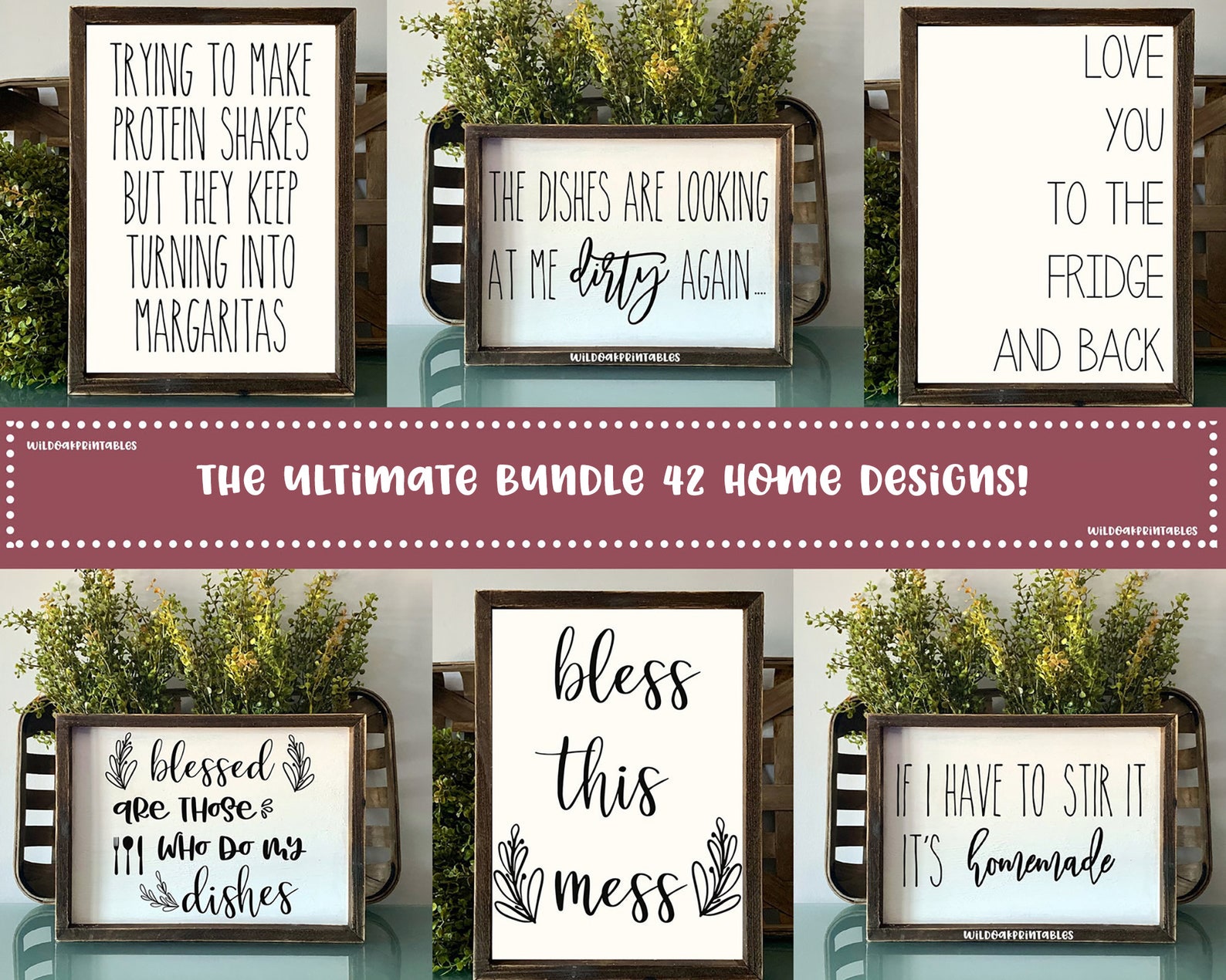 42 Designs! Funny Home Svg Signs, Funny Digital Pantry Signs Svg, Diy ...