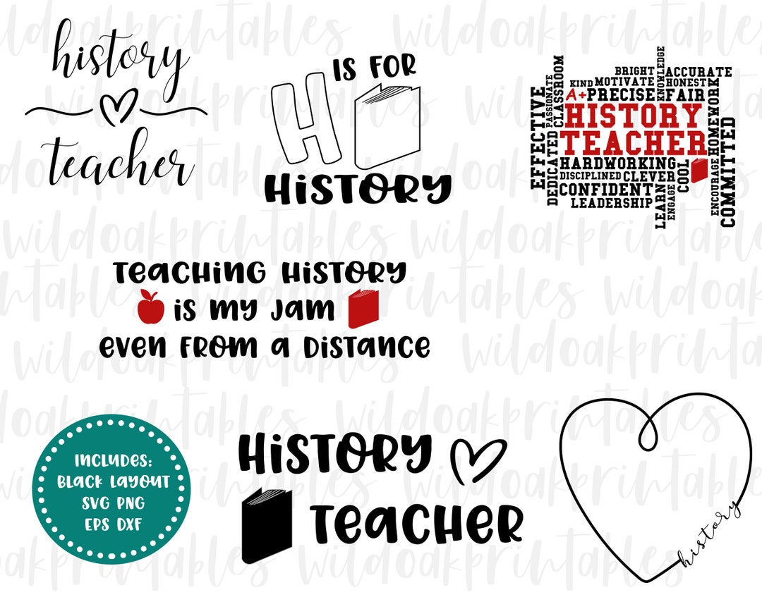 I Love History Svg History Teacher Svg Bundle History Svg Bundle Teacher History Svg Teacher
