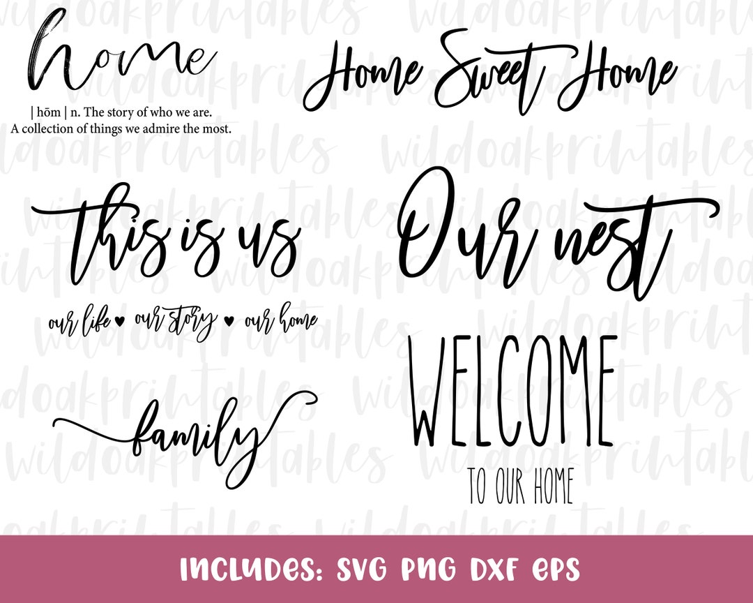 Funny Home Svg Signs, Funny Digital Home Signs Svg, Diy Home Signs ...