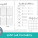 Weekly Meal Plan Bundle Printable, Food Budget Planner, Food Savings ...