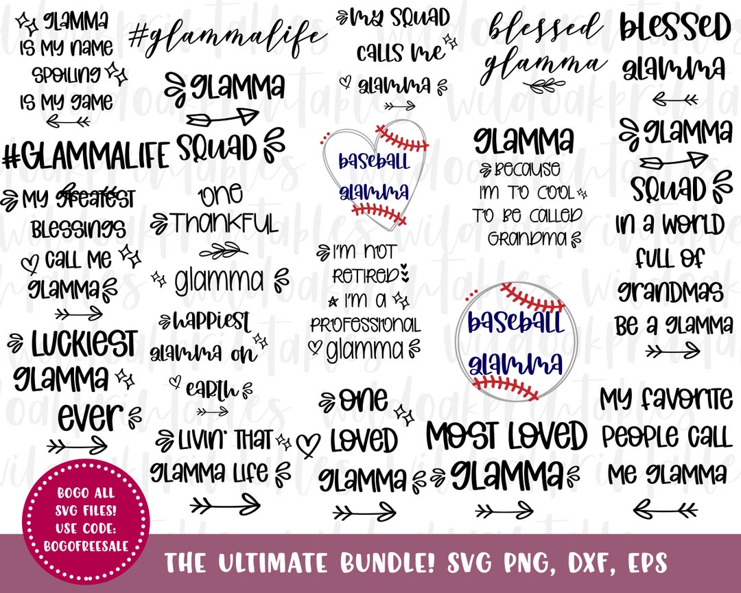 Glamma Life Svg, Glamma Svg, Glamma Svg Bundle, Funny Glamma Svgs ...