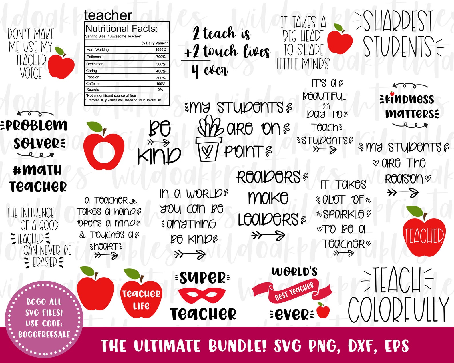 Teacher Svg Bundle Funny Teacher Svg Sayings Teacher Svg | Etsy