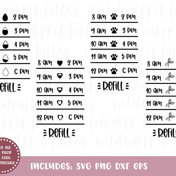 Water Bottle Svg - Etsy