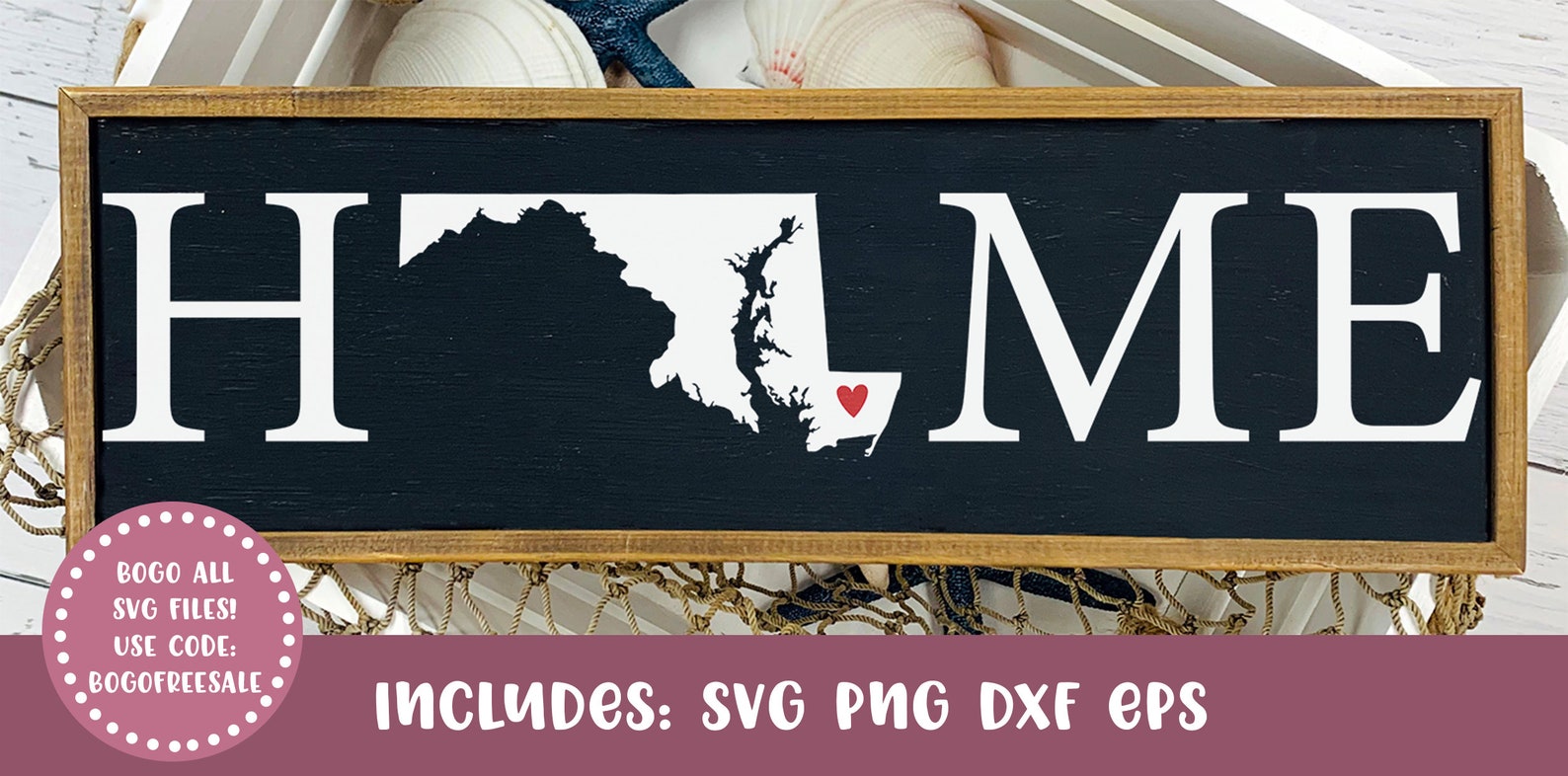 Maryland Crab Home Signs Svg, Home Signs Svg, Maryland Heart Home Signs ...