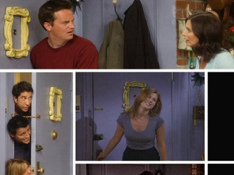 Friends Peephole Frame Replica Home Decor Sitcom Gift | Etsy