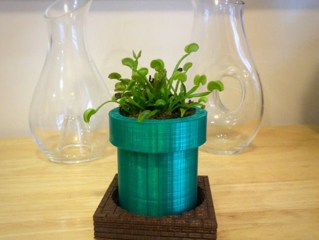 Super Mario Tube Mario Planter Nintendo Geeky Decor Home and Living 8 ...