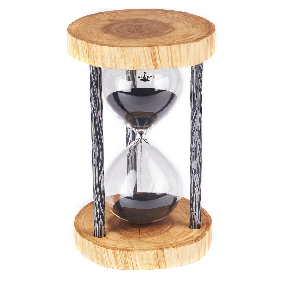 Handcrafted Live Edge Elm Sand Timer in 15 or 30 Minutes | Rustic Home ...