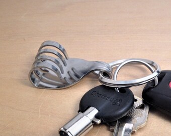 Fork Key Chain - Etsy