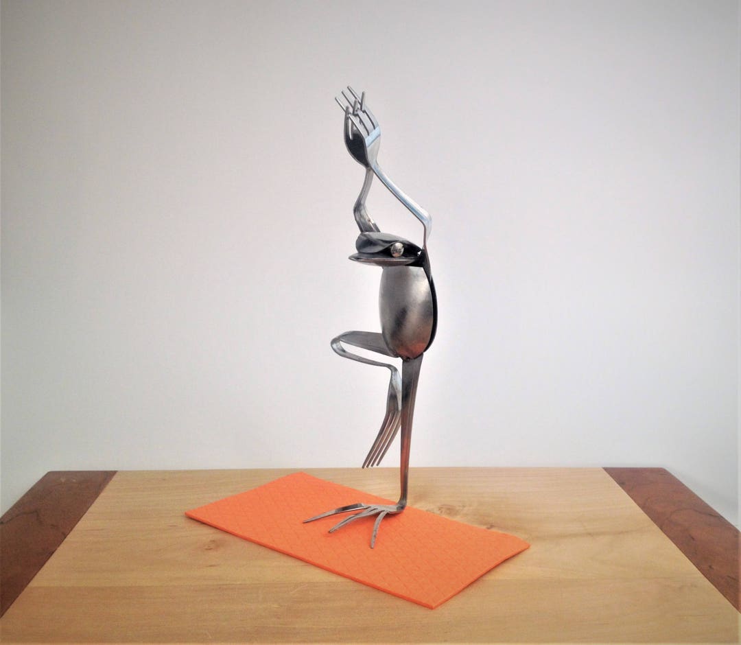 Yoga Frog-frog-tree Pose-tree Pose Art-amphibian-hippie Style-mindful ...