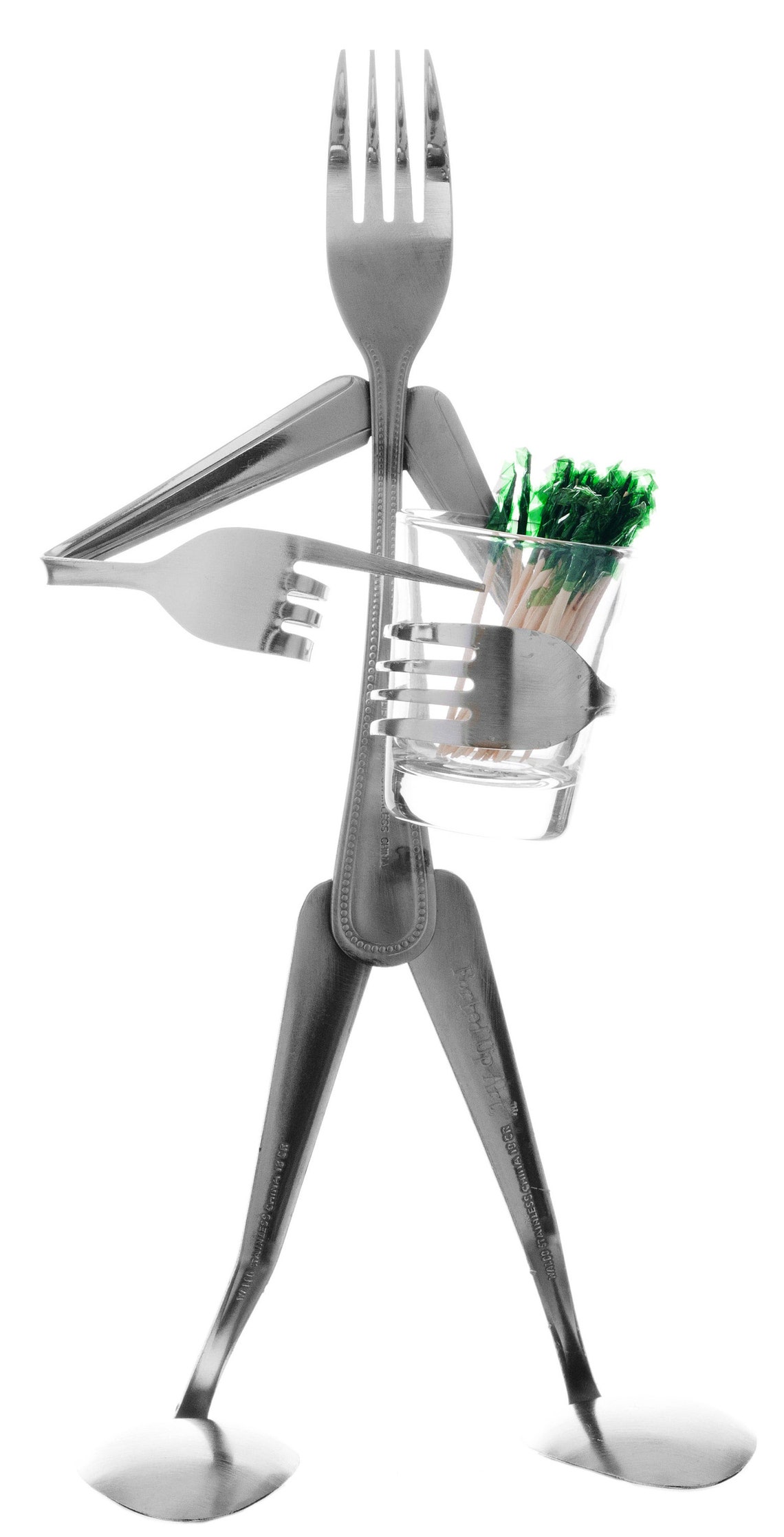 Tooth Pick Holder Forked up Art Paper Clip Gift for Mom - Etsy