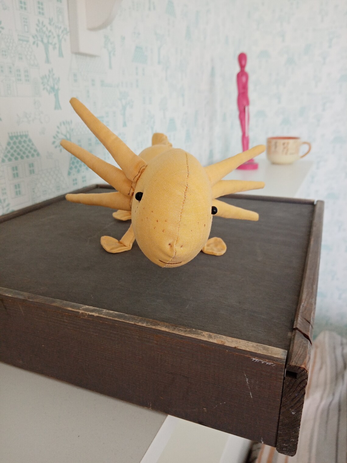 Soft Toy Axolotl Handmade Realistic Mammals Axolotl | Etsy