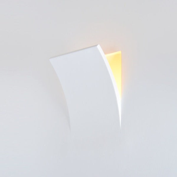 Plaster Wall Sconce - Etsy