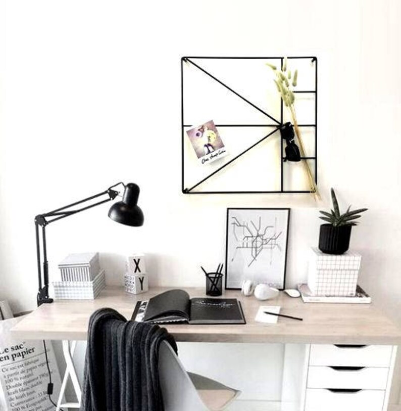 PERSA copper Wall Grid Geometric Mesh Memo Board Display Panel | Etsy