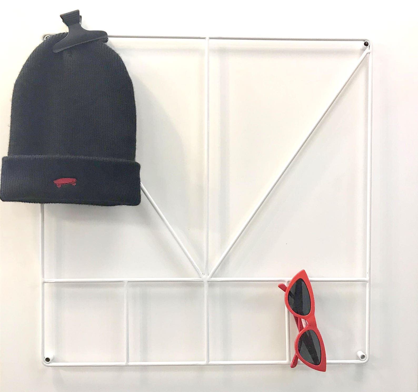 PERSA copper Wall Grid Geometric Mesh Memo Board Display Panel | Etsy