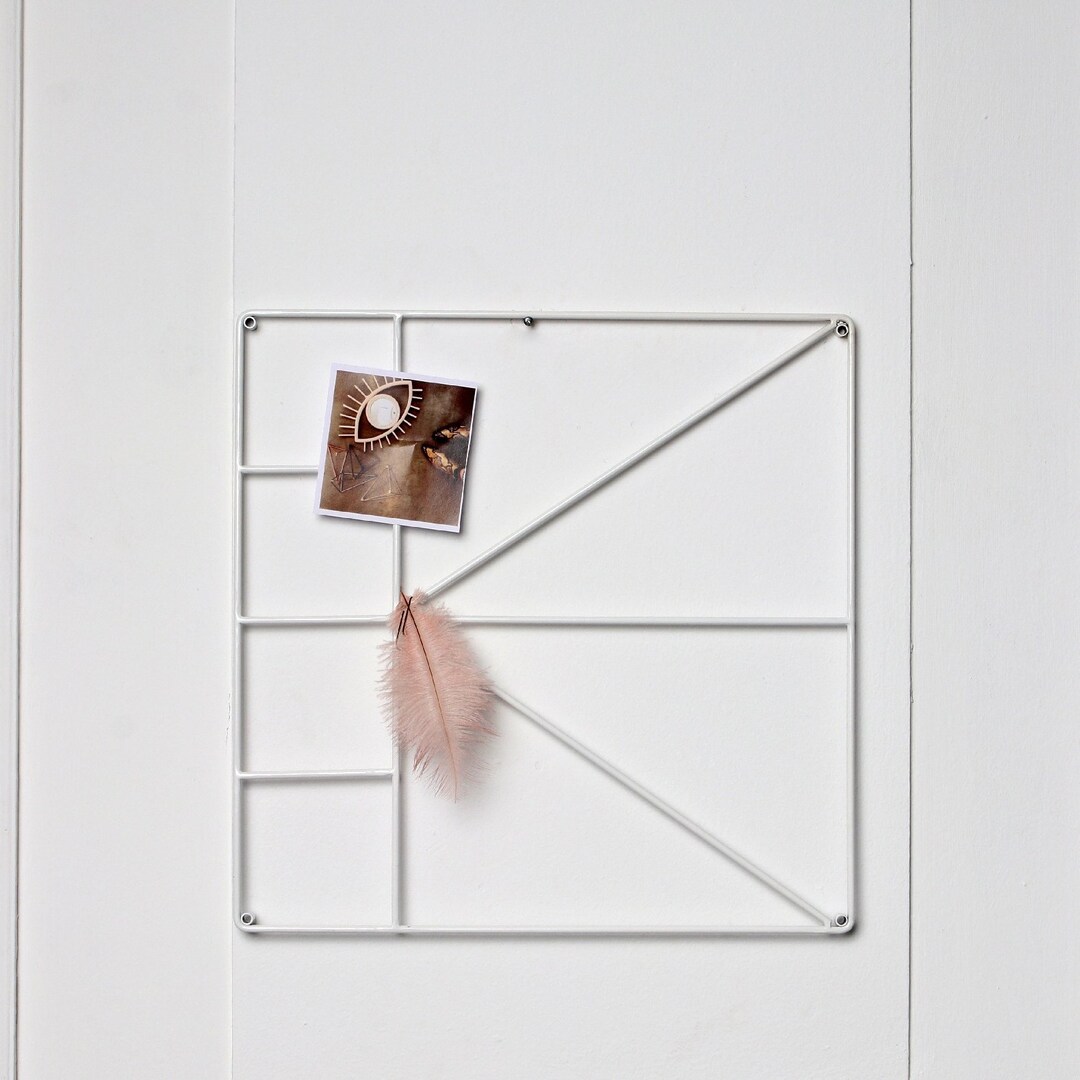 PERSA Wall Grid Geometric Mesh Memo Board Display Panel Wire - Etsy