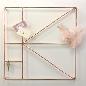 PERSA Wall Grid Geometric Mesh Memo Board Display Panel Wire - Etsy