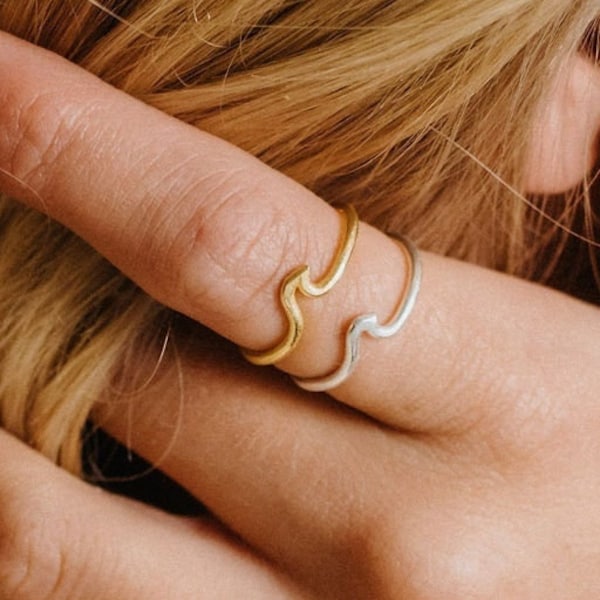 Wave Ring - Etsy