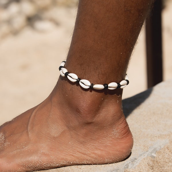 Cowrie Shell Anklet - Etsy UK