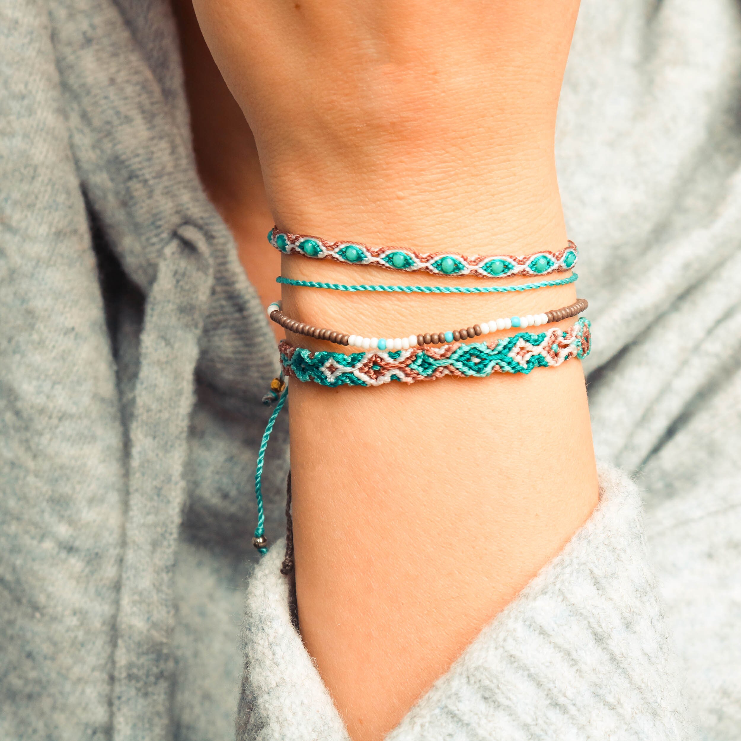 Tijuca Surf Bracelet Set Bracelets for Woman Handmade - Etsy UK