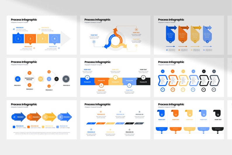 Modern Process Infographic Powerpoint Template | Visualize Complex ...