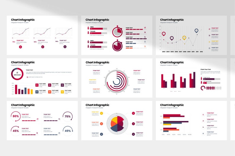 Professional Chart Presentation Template | Business Powerpoint | Data ...