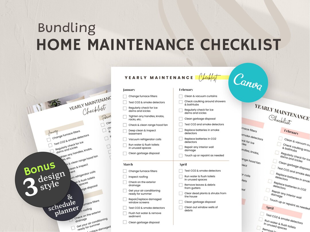 Home Maintenance Planner - Organize, Improve, and Track | Home ...