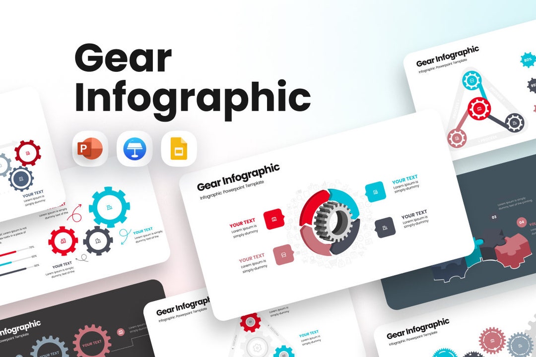 Gear Infographic Powerpoint Template | Business Presentation Slides ...