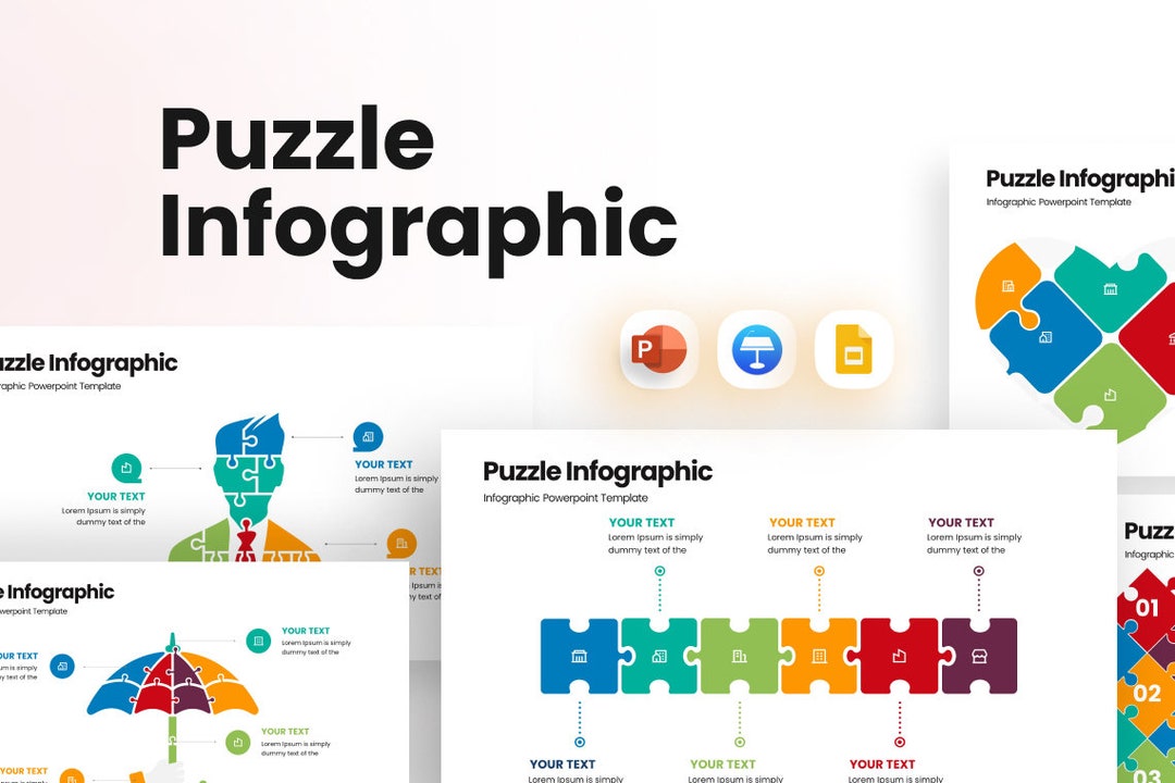 Professional Puzzle Infographic Powerpoint Template Business ...