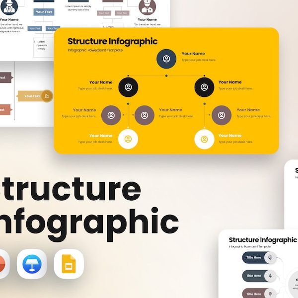 Powerpoint Hierarchy Chart - Etsy