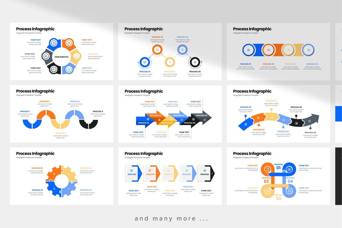 Modern Process Infographic Powerpoint Template | Visualize Complex ...