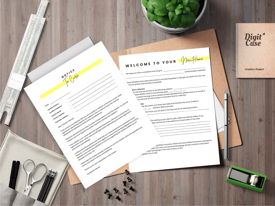 Complete Landlord Tenant Template Bundle , Lease Agreements ...