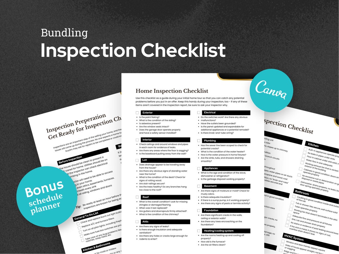 Luxury Real Estate Home Inspection Checklist | Home Buyer Checklist ...