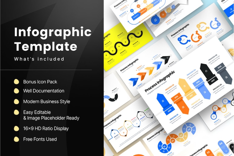 Modern Process Infographic Powerpoint Template | Visualize Complex ...