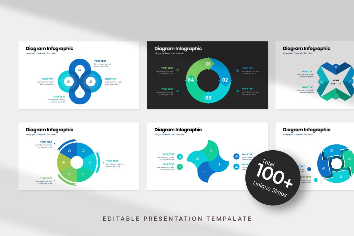 Professional Diagram Infographic Powerpoint Template Business ...