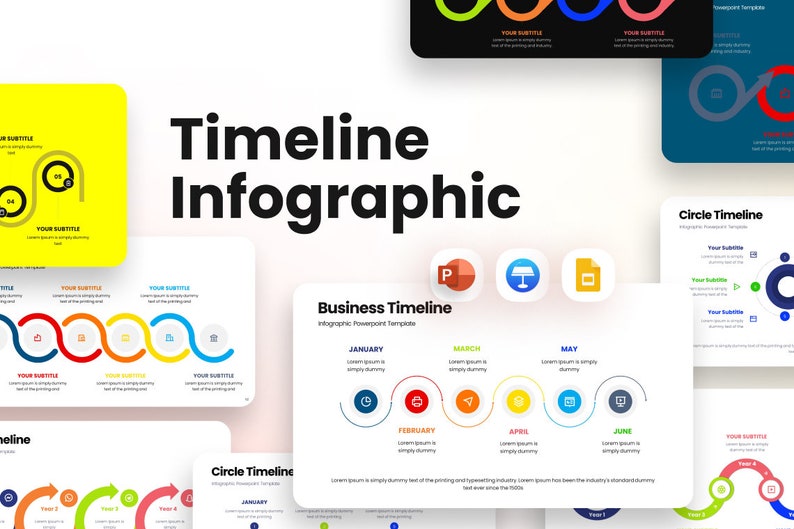 Modern Timeline Powerpoint Fully Editable Templates | Timeline Charts ...