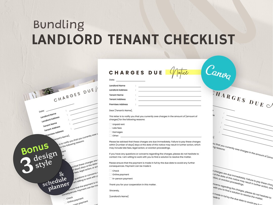 Complete Landlord Tenant Template Bundle , Lease Agreements ...