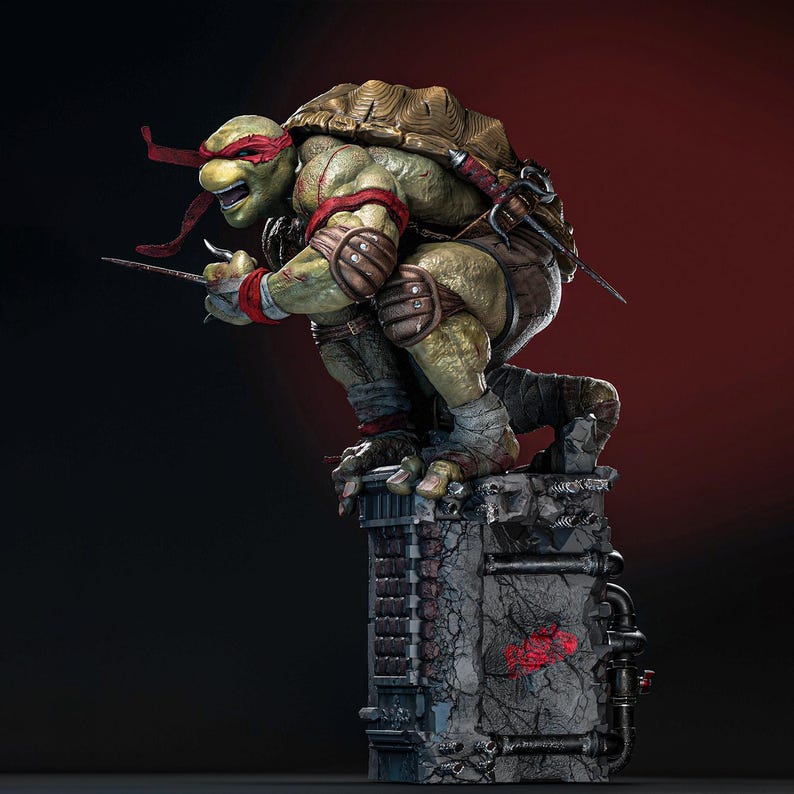 Raphael STL Statue + Bust | 1/6 Scale | 3D STL Print File Model ...
