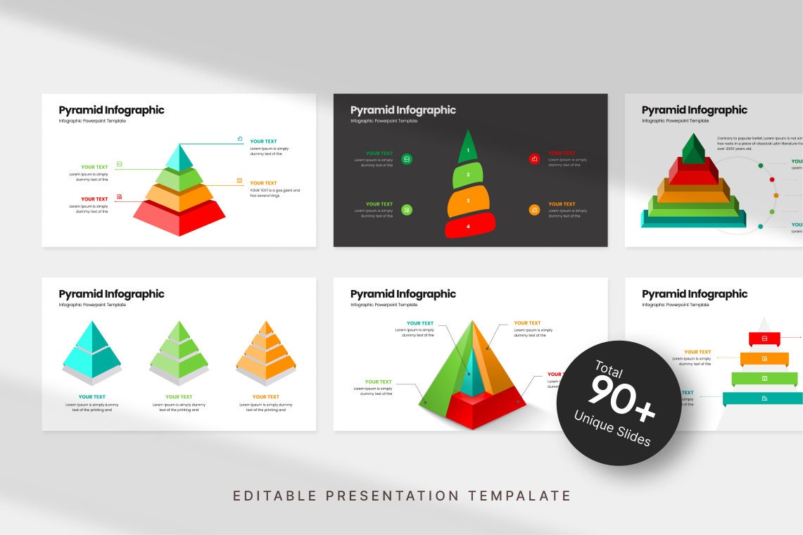 Dynamic Pyramid Infographic Presentation Template | Business Powerpoint ...
