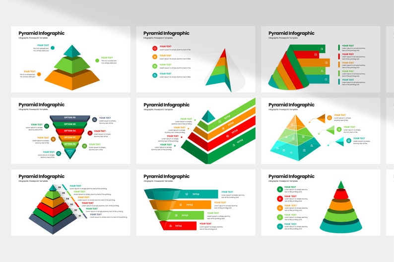 Dynamic Pyramid Infographic Presentation Template | Business Powerpoint ...