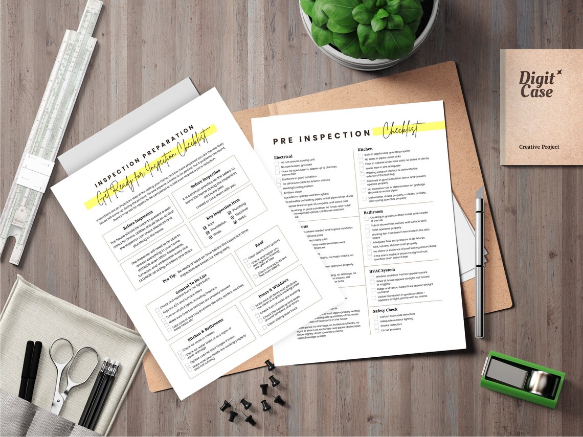 Real Estate Home Inspection Checklist | Home Buyer Checklist | Property ...