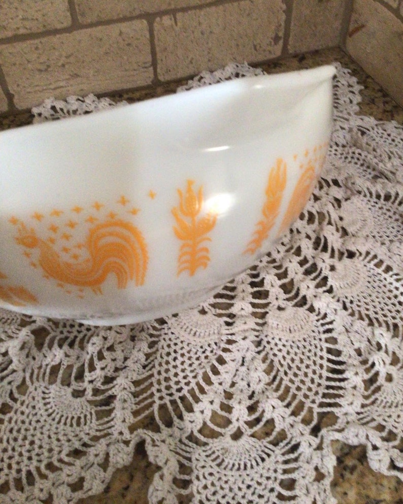 Orange Butterprint Pyrex 444 amish Great Condition No - Etsy