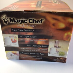 Magic Chef Mini Food Processor MCFP1 w/ manual Kitchen | Etsy