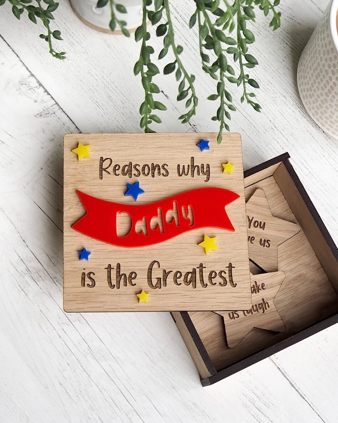 Reasons Why You Are the Greatest Box, Personalised Father's Day Gift ...